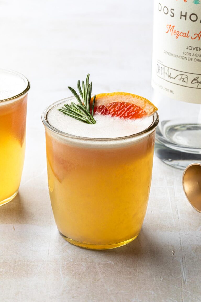 Spicy Mezcal Sour - Another Cocktail Blog