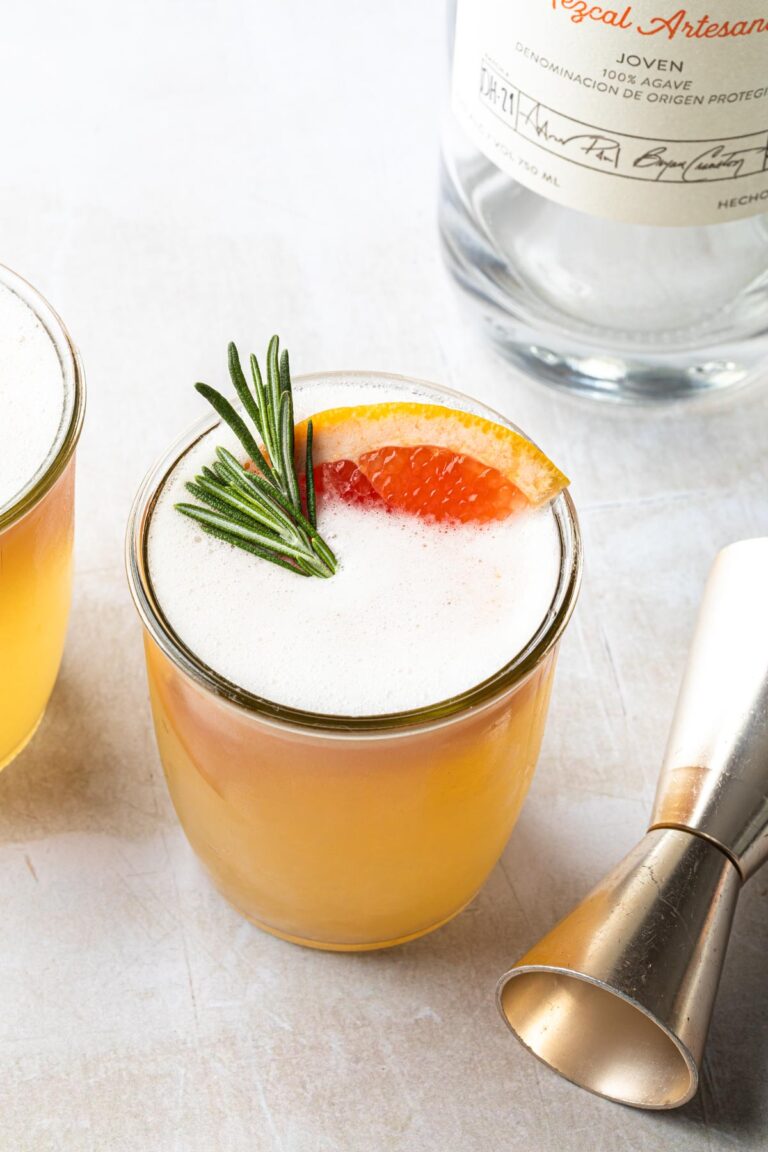 Spicy Mezcal Sour - Another Cocktail Blog