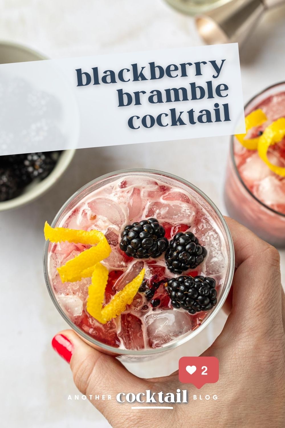 Blackberry Bramble - Another Cocktail Blog