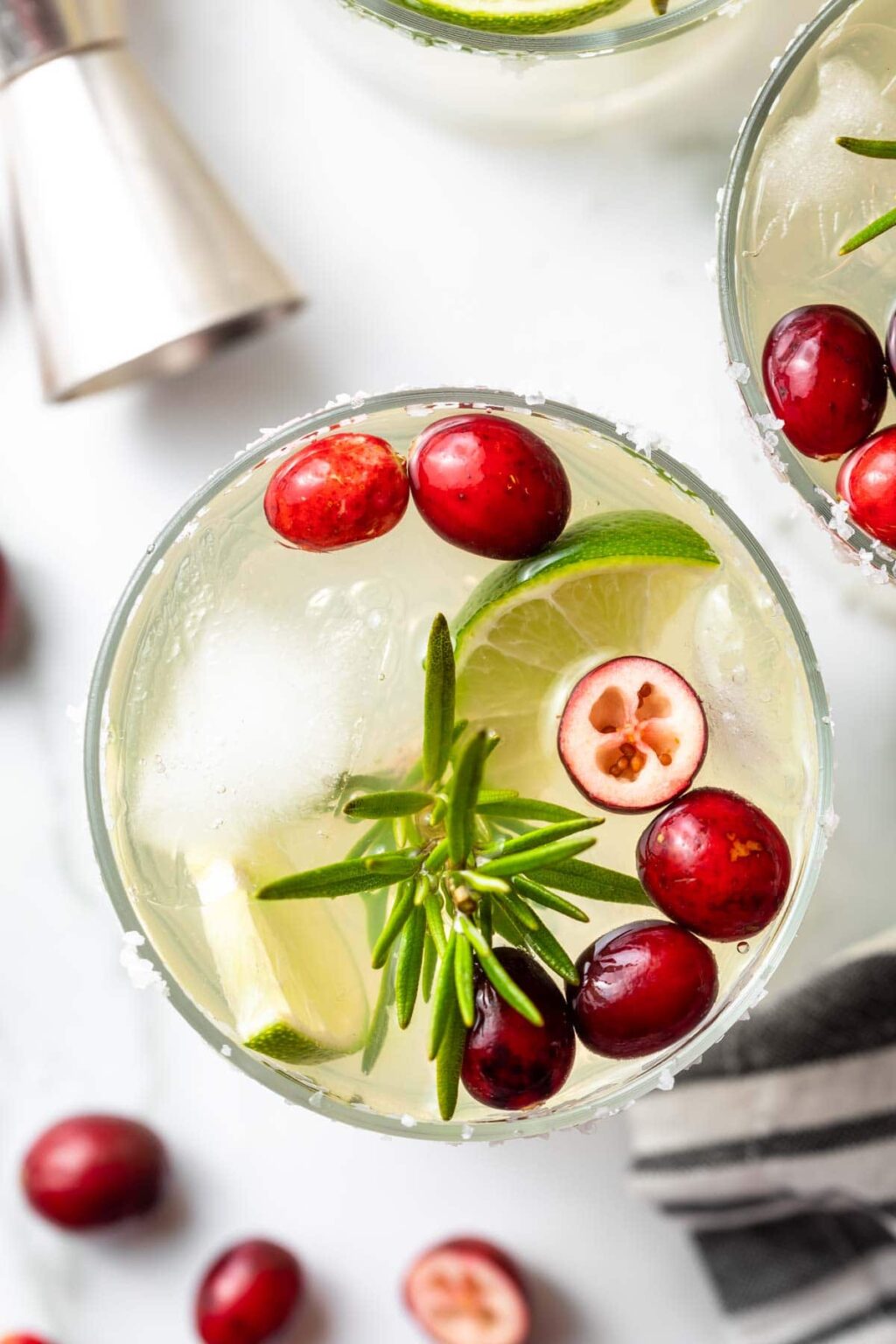 White Christmas Margaritas - Another Cocktail Blog