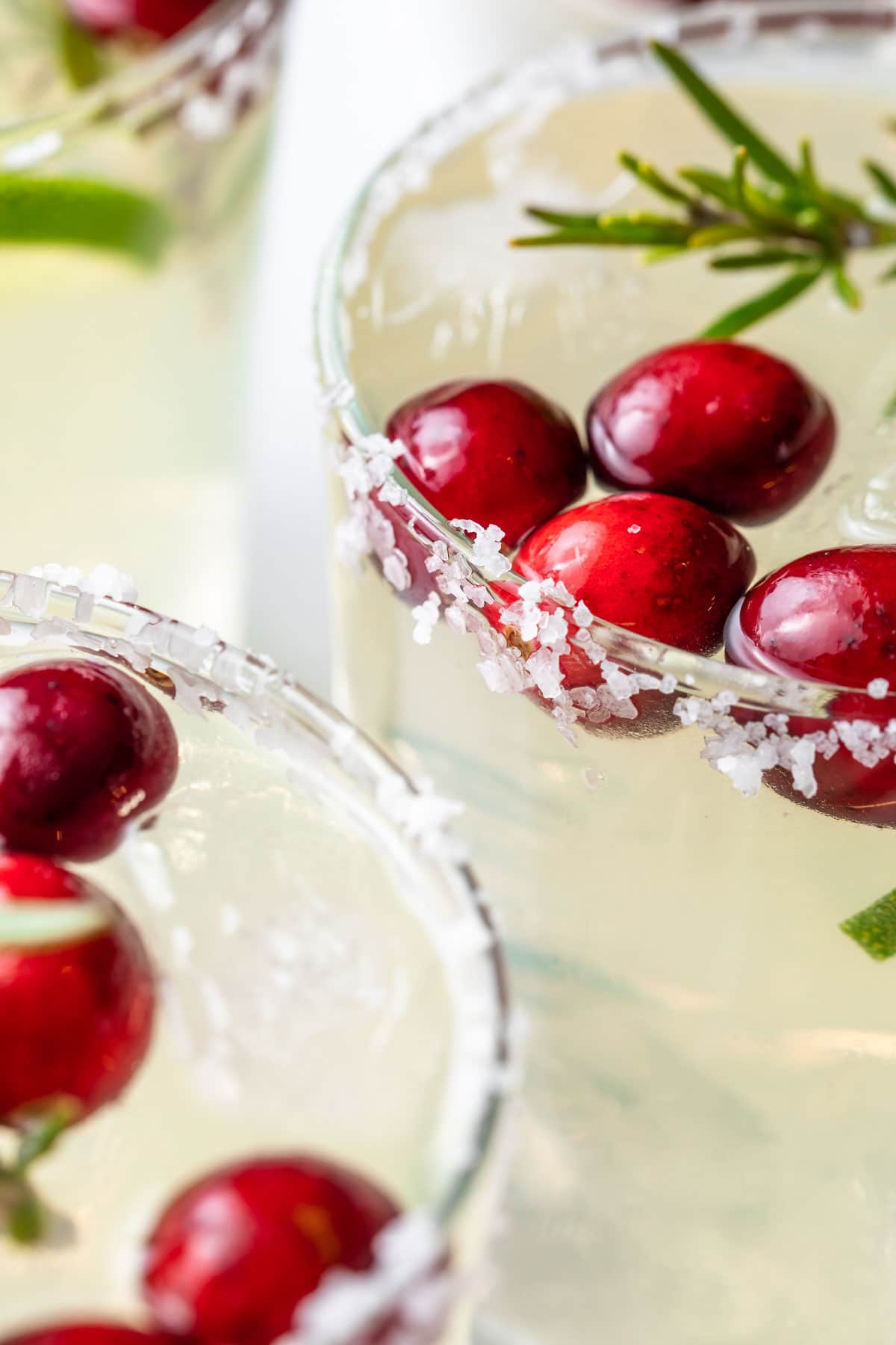 White Christmas Margaritas - Another Cocktail Blog