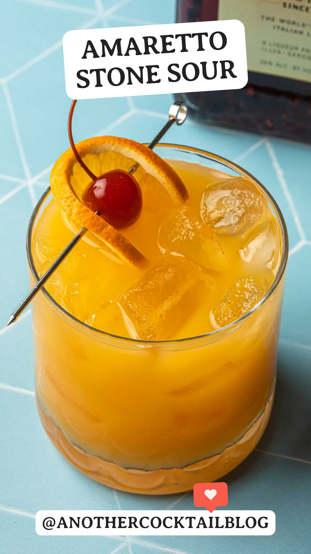 Amaretto Stone Sour - Another Cocktail Blog