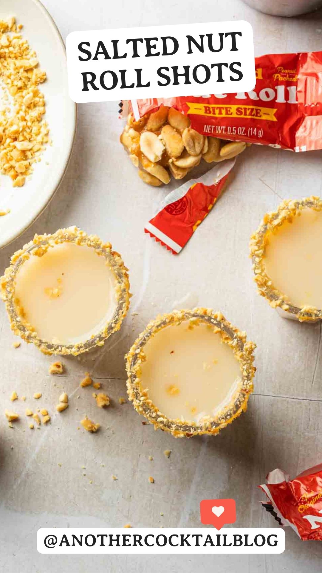 Salted Nut Roll Shot - Another Cocktail Blog