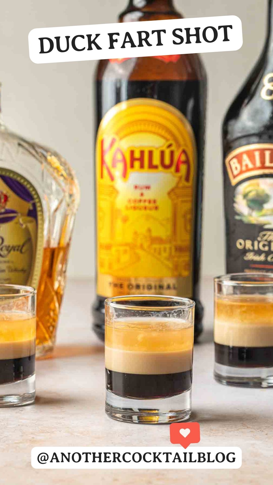 Duck Fart Shot - Another Cocktail Blog