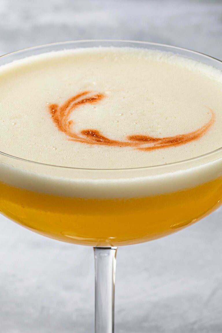 Passion Fruit Pisco Sour - Another Cocktail Blog