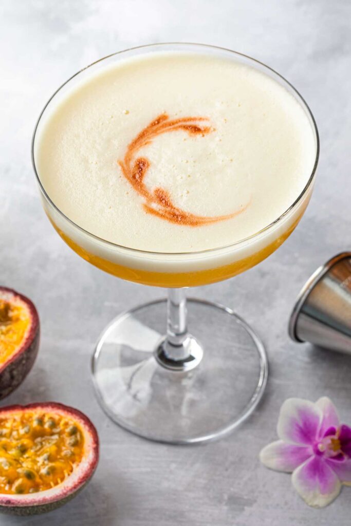 Passion Fruit Pisco Sour - Another Cocktail Blog