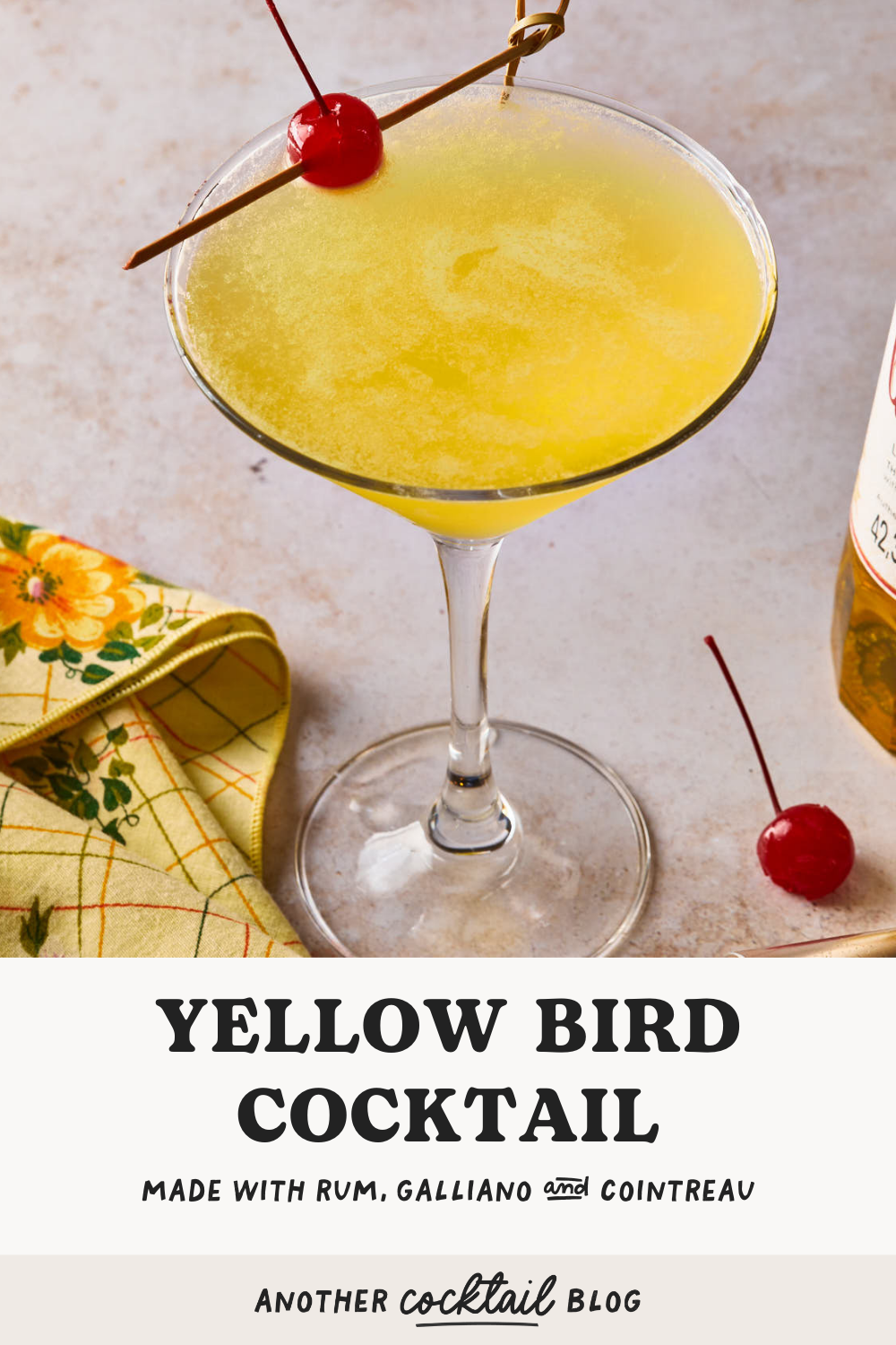 Yellow Bird Cocktail - Another Cocktail Blog