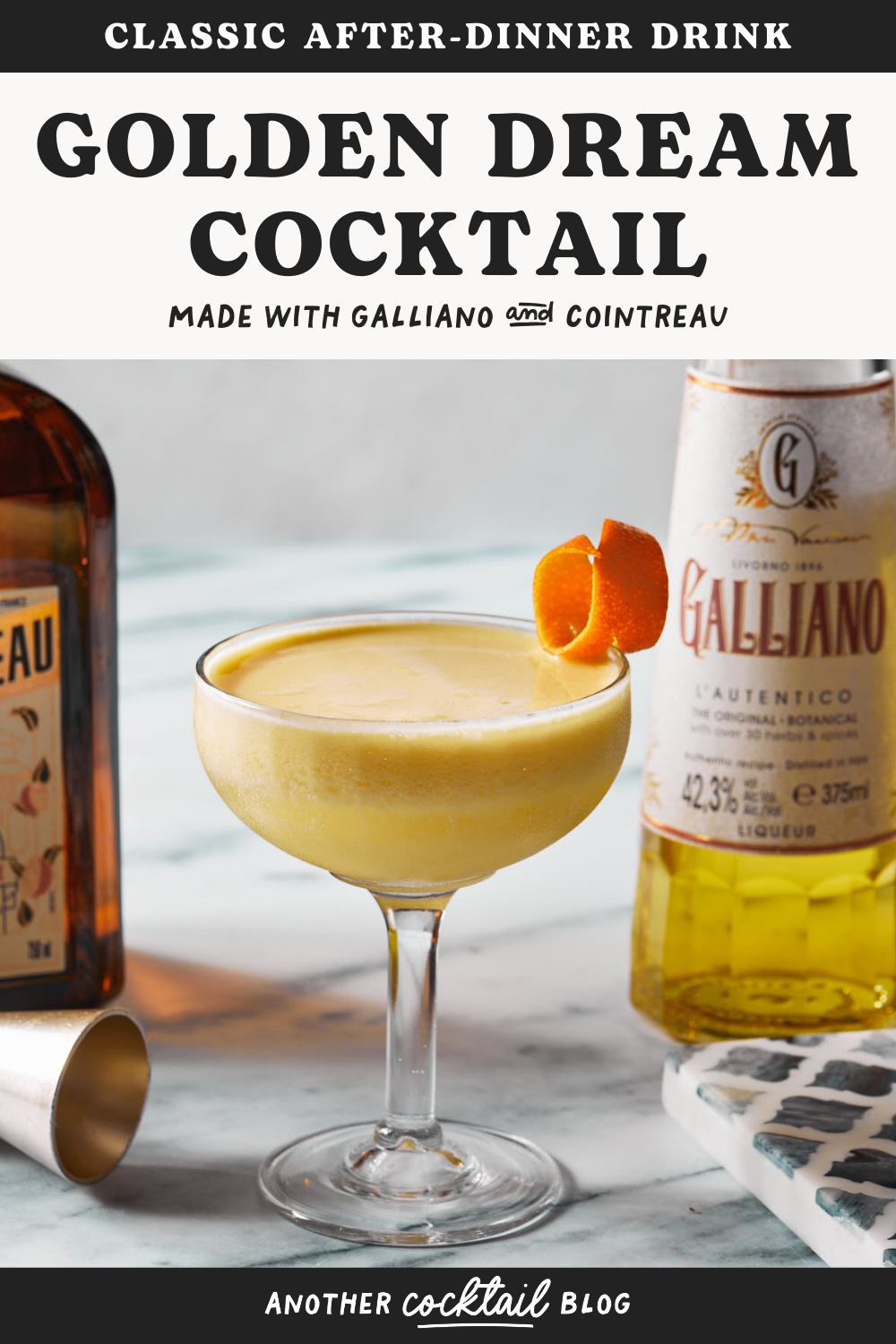 Golden Dream Cocktail - Another Cocktail Blog