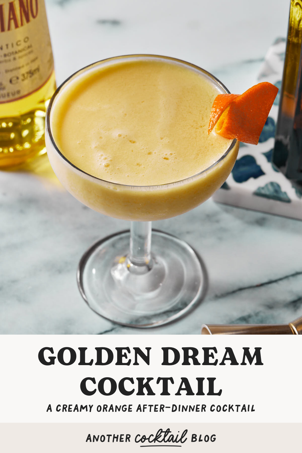 Golden Dream Cocktail - Another Cocktail Blog