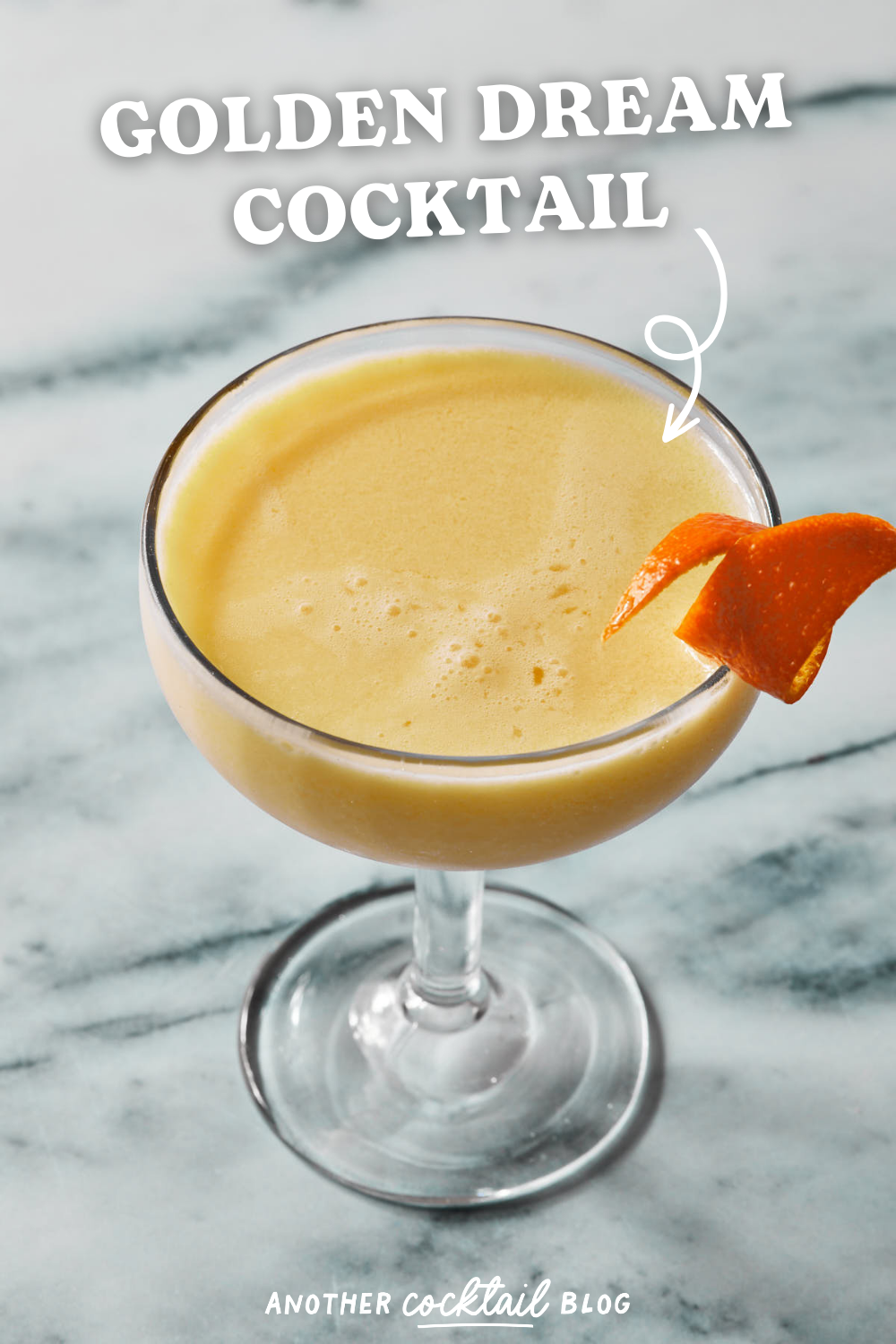Golden Dream Cocktail - Another Cocktail Blog