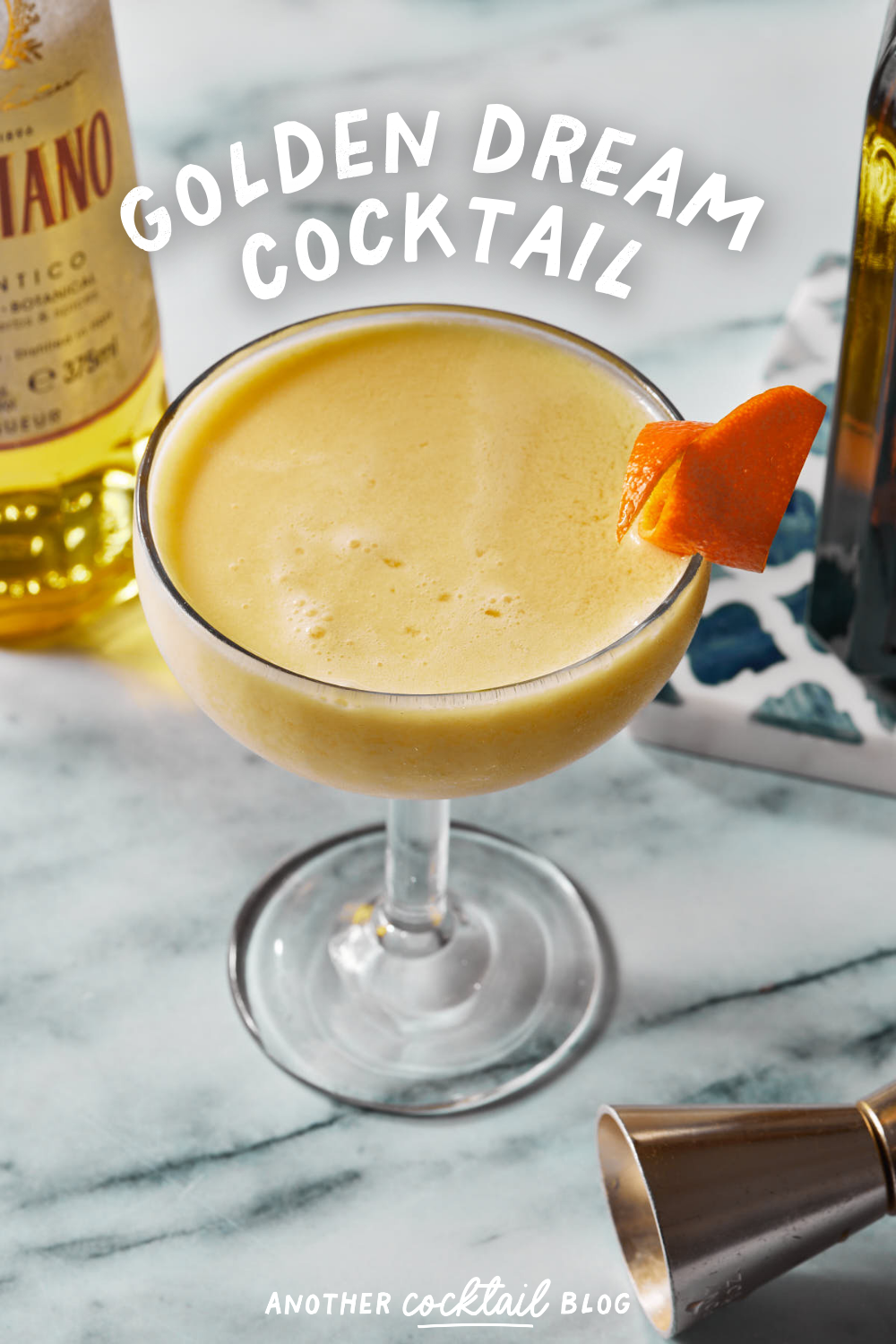 Golden Dream Cocktail - Another Cocktail Blog