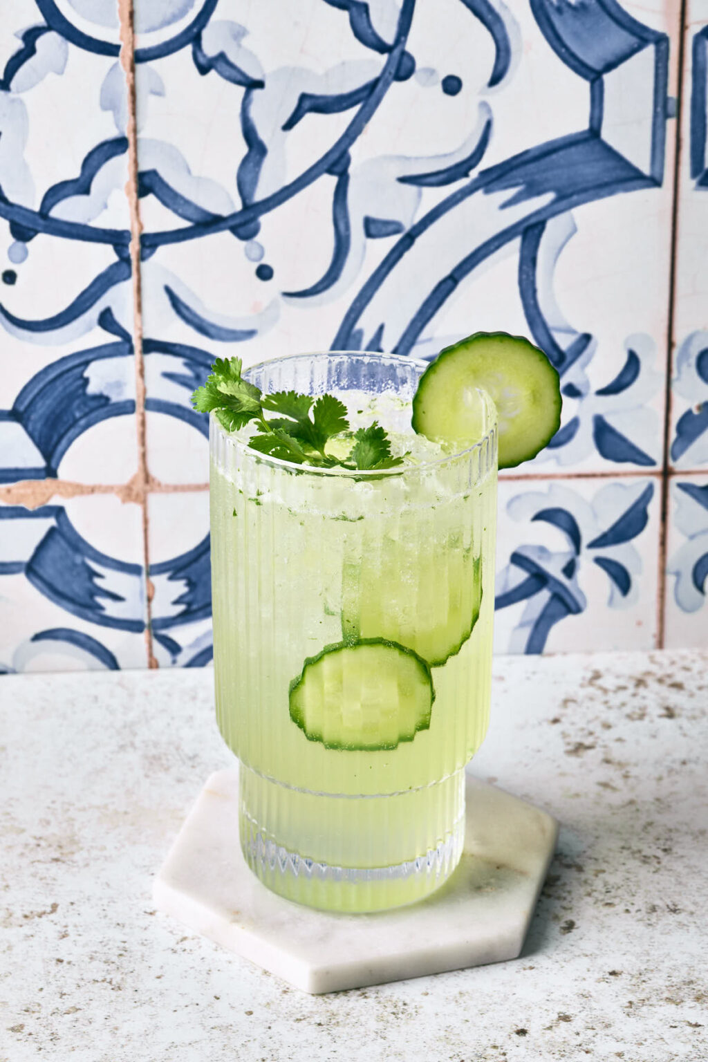 Cilantro Cucumber Cooler - Another Cocktail Blog